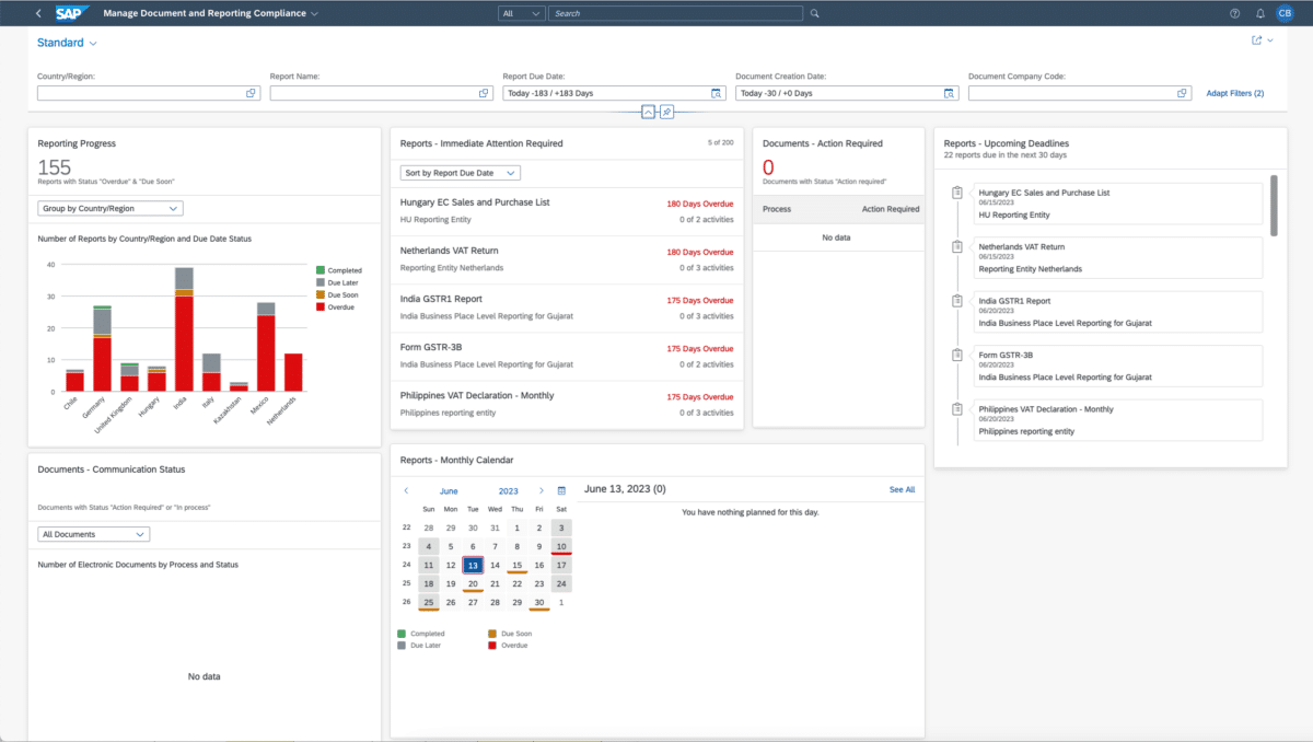 SAP Document and Reporting Compliance | SAP - Beratung— STELLWERK